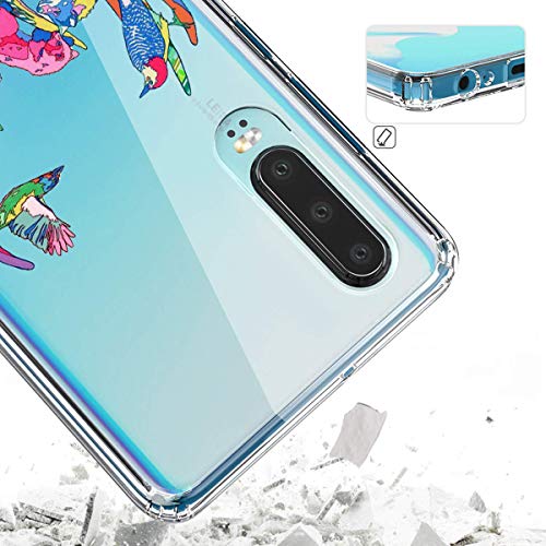 Suhctup Case Compatible with Huawei Nova 2 Plus Transparent, Protective Case Silicone Gel TPU Bumper Fashion Drawings Protective Skin Ultra Inches Anti Shock Case for Huawei Nova 2 Plus (8)
