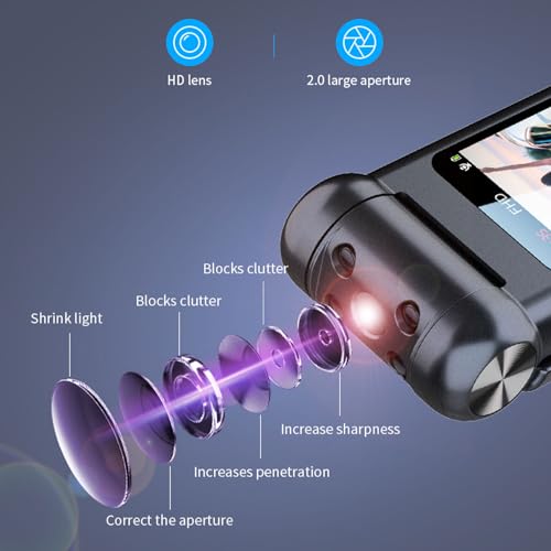 Uxsiya Portable Back Clip Magnetic Camera 16G 1080P HD Sports Cameras with 180 Degree Rotating Lens