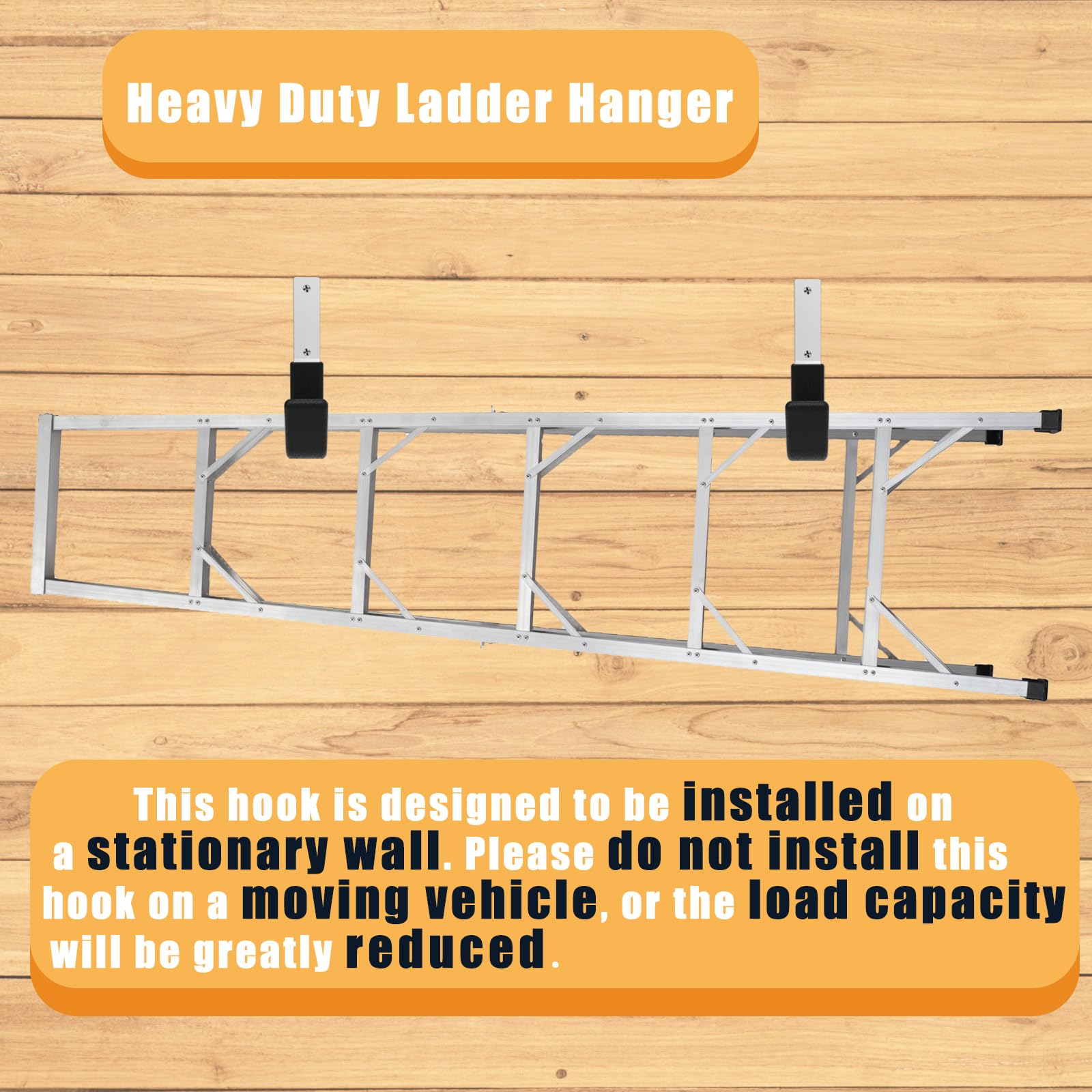Juformin Heavy Duty Utility Hooks for Garage Storage Utility Hooks Wall Mount,Garage Hooks Heavy Duty,Garage Wall Hooks,Hose Holder,Bike Hooks,Ladder Hooks,Leaf Blower Hanger (6 Medium)