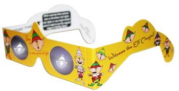 3D Christmas Glasses - 10 Pack Holiday Specs - Hologram Holiday Images
