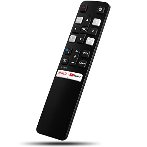 Anloti RC802V Voice Remote Control Rplacement Compatible with All TCL Android 4K UHD Smart TV