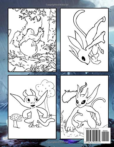 Ori And The Will Of The Wisps Coloring Book: 30+ Coloring Pages. Unique design, creative, Exclusive Artistic Illustrations for Fans of All Ages.