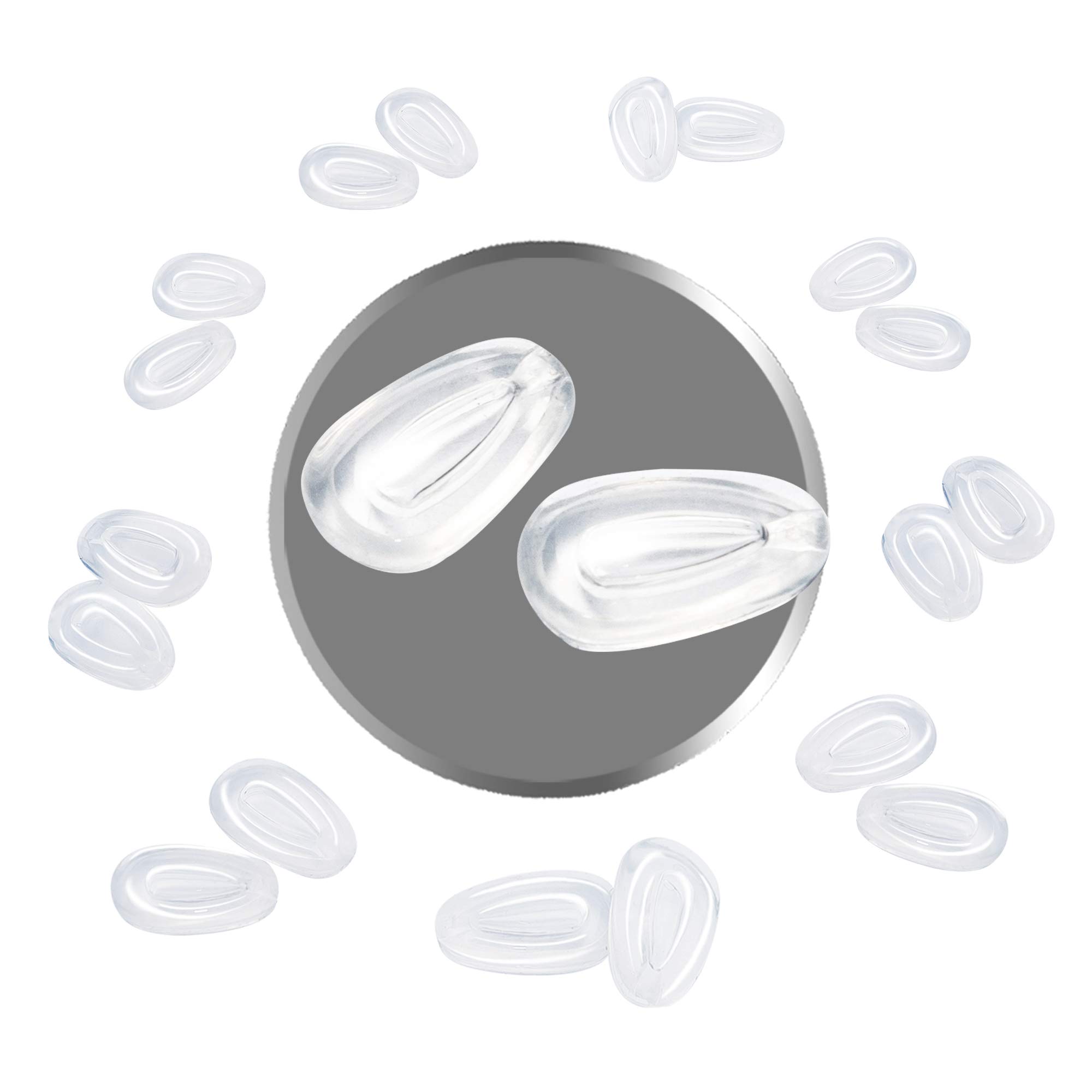 Oakley Nose Pads Replacement Especially Designed for Oakley Eyewear, Non-Slip Silicone 10pairs/Pack