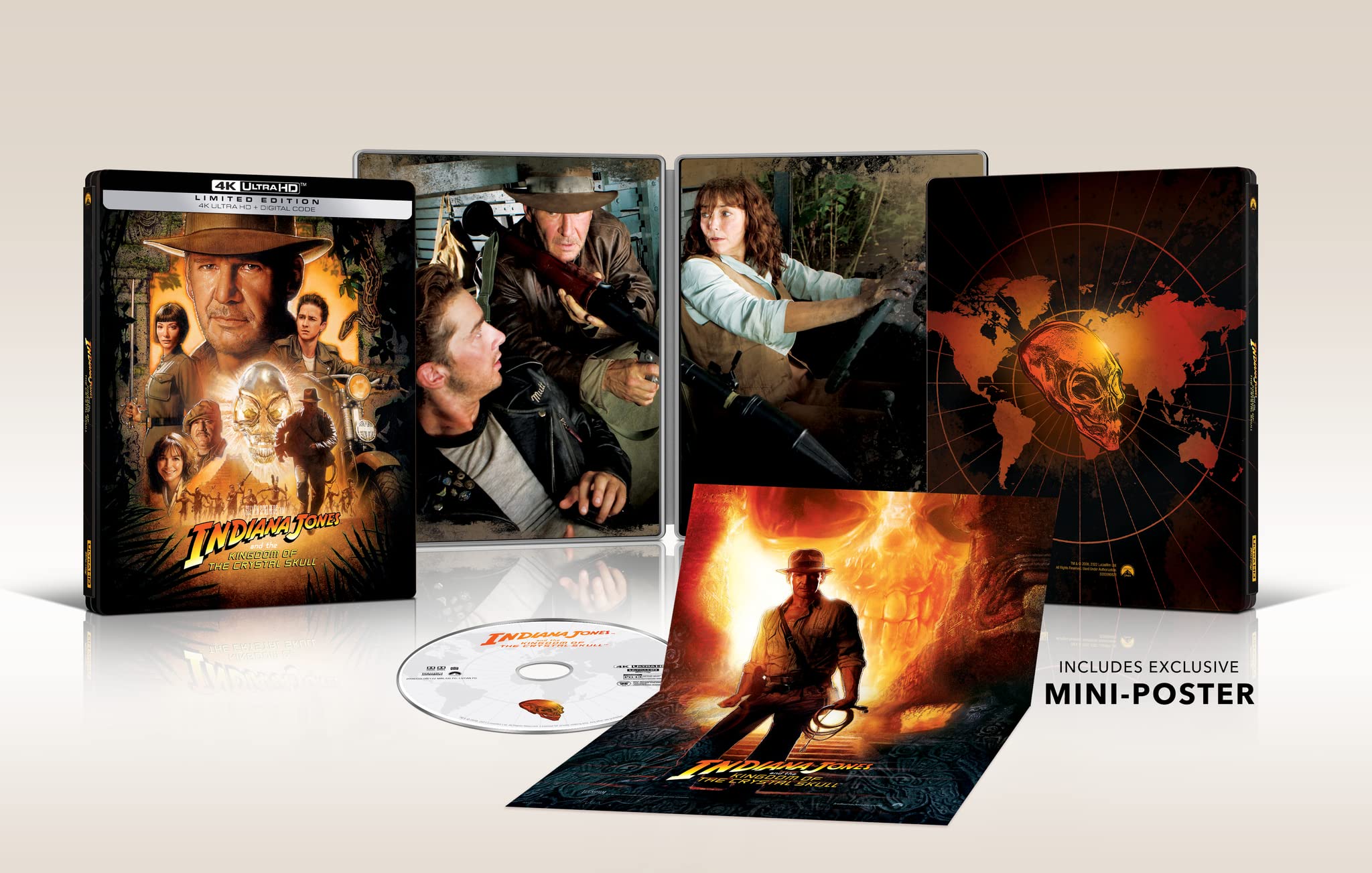 Indiana Jones and the Crystal Skull Limited Edition Steelbook