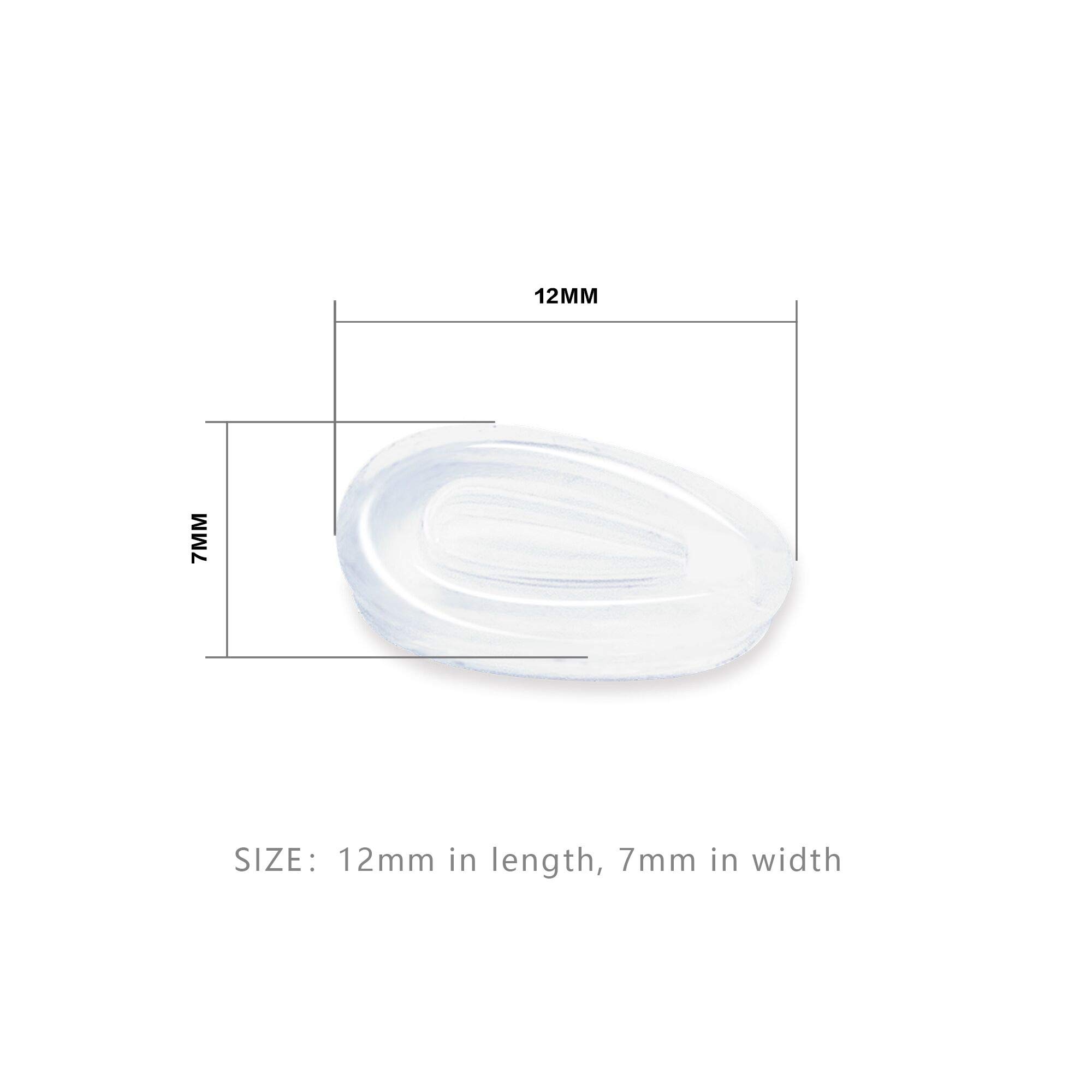 Oakley Nose Pads Replacement Especially Designed for Oakley Eyewear, Non-Slip Silicone 10pairs/Pack
