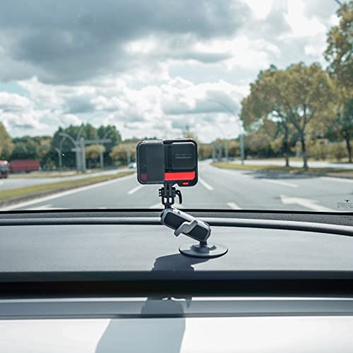 ANXPTIME Quick Release Magnetic Mount 360° Rotation Car Cell Phone Holder Stand for 360 Sports Camera Accessory Action Camera Magnetic Mount