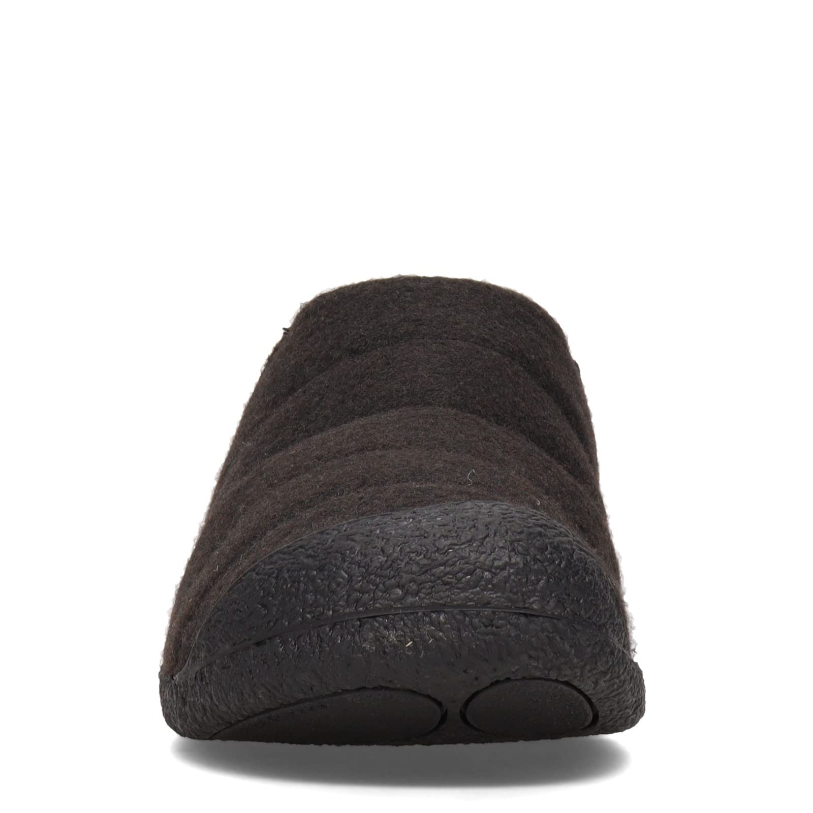 KEEN Men's Howser 2 Casual Comfortable Durable Slippers, Black Felt/Black, 12