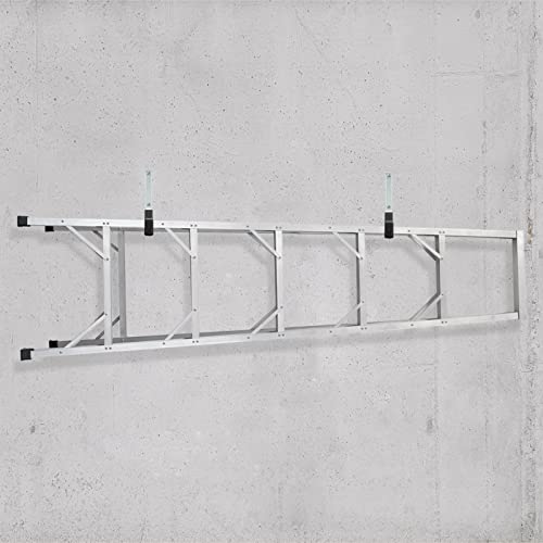 GeeWatom Heavy Duty Steel Utility Hooks, 4 Pack, Wall Mount, 50lbs Weight Capacity, Rust Resistant, Adjustable Easy Install, for Garage, Shed, Workshop Storage and Organization