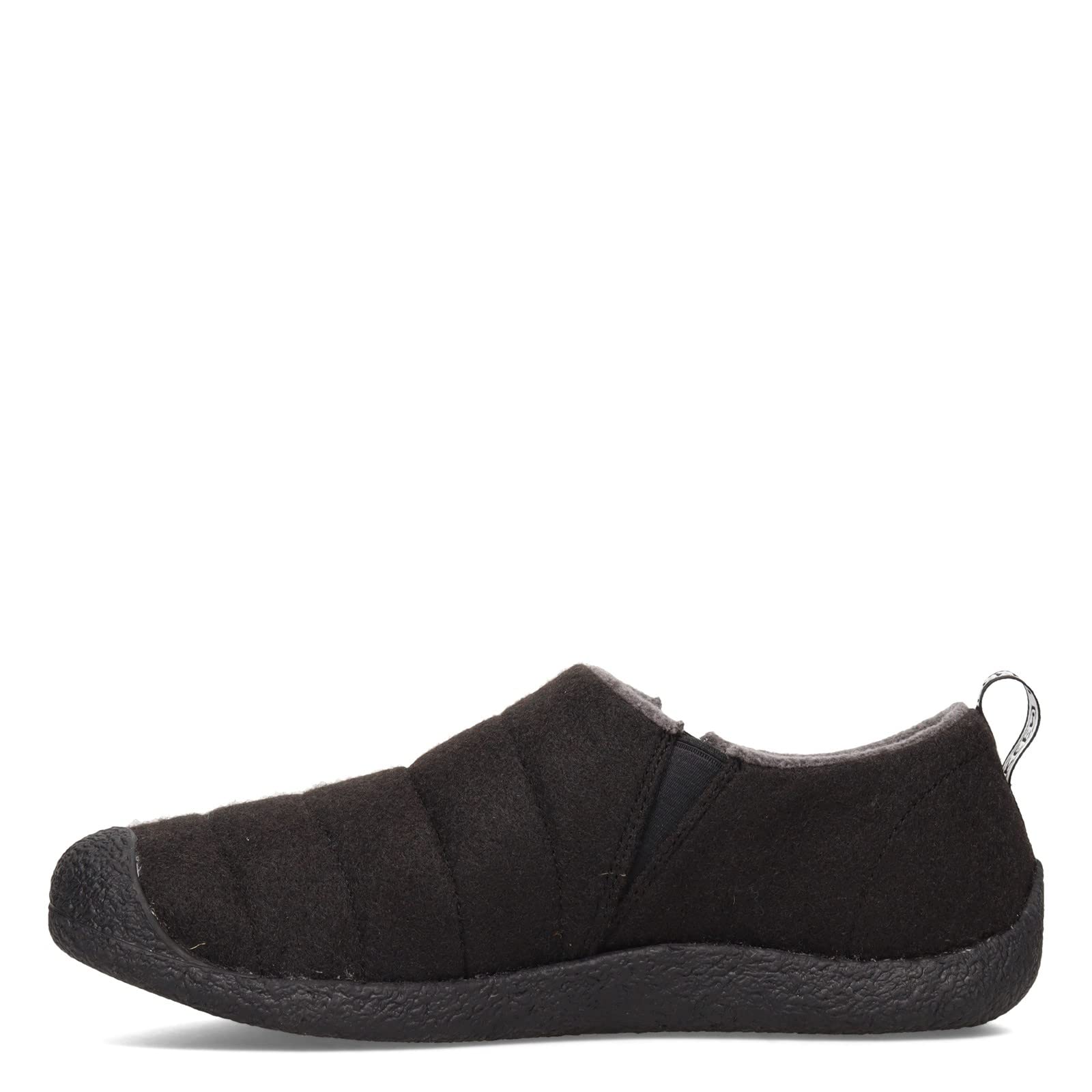 KEEN Men's Howser 2 Casual Comfortable Durable Slippers, Black Felt/Black, 12