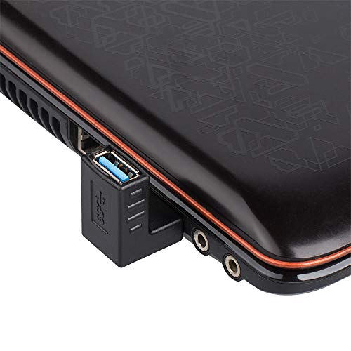 YuCool USB 3.0 Adapter and USB 3.0 Extension Cable, Left and Right Angle Extension Data Cable and Vertical Up and Down Angle Coupler Connector