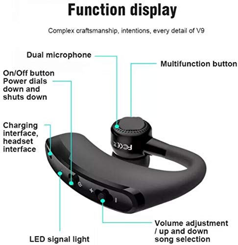 QT S Wireless Earbuds: True Mini Bluetooth Best TWS Stereo - Hook Charging Case Mic in Ear Earphones Twins Truly Sport Headphones Headset Sweatproof Gym Running Jogging Workout All Smart Phones Tablet