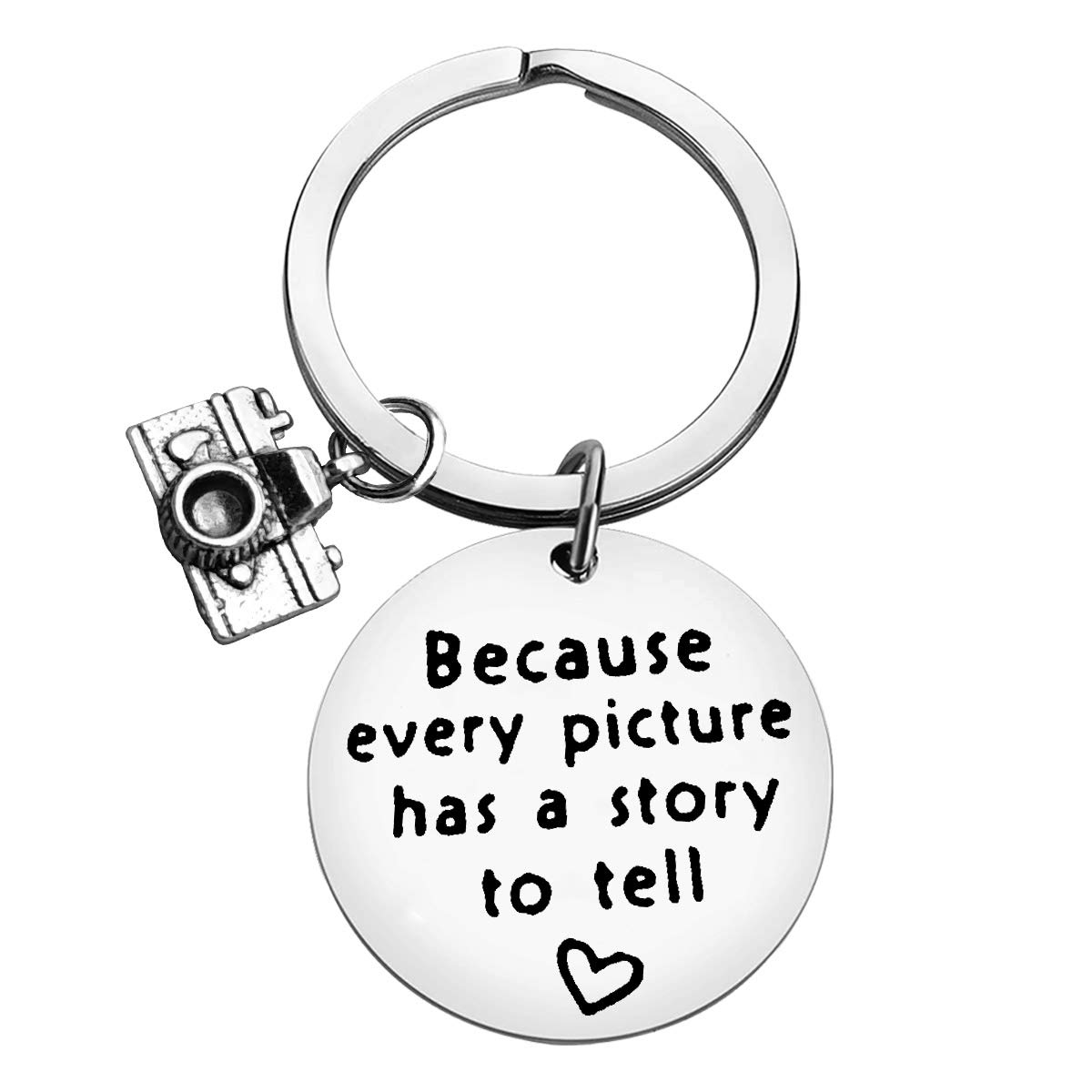 Photography Gifts for Women Men Camera Keychain Photography Lover Daughter Sister Friend Christmas Birthday Retirement Inspirational Gift for Photographer Photo Camera Lover Keyring