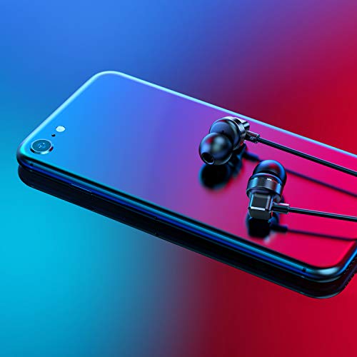 192KHz Noise Isolation USB C Headphones with Microphone Compatible with Samsung S21/S20 Ultra Note 20/10 Tab S8/S7/S6 Z Fold Z Flip, iPad 10 iPad Pro/Air 5 4/Mini 6, Pixel 6 Pro 5 XL, Type C Earphones