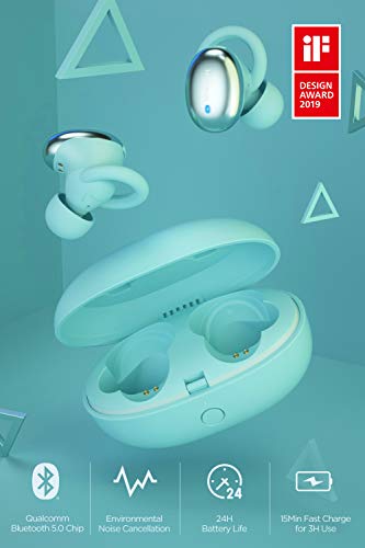1MORE Stylish True Wireless in-Ear Headphones - Bluetooth - 6.5 Hours of Battery - 15-Minute Quick Charge for 3 Hours of Use β Portable Charging Headphone Case Included - True Wireless Earphones