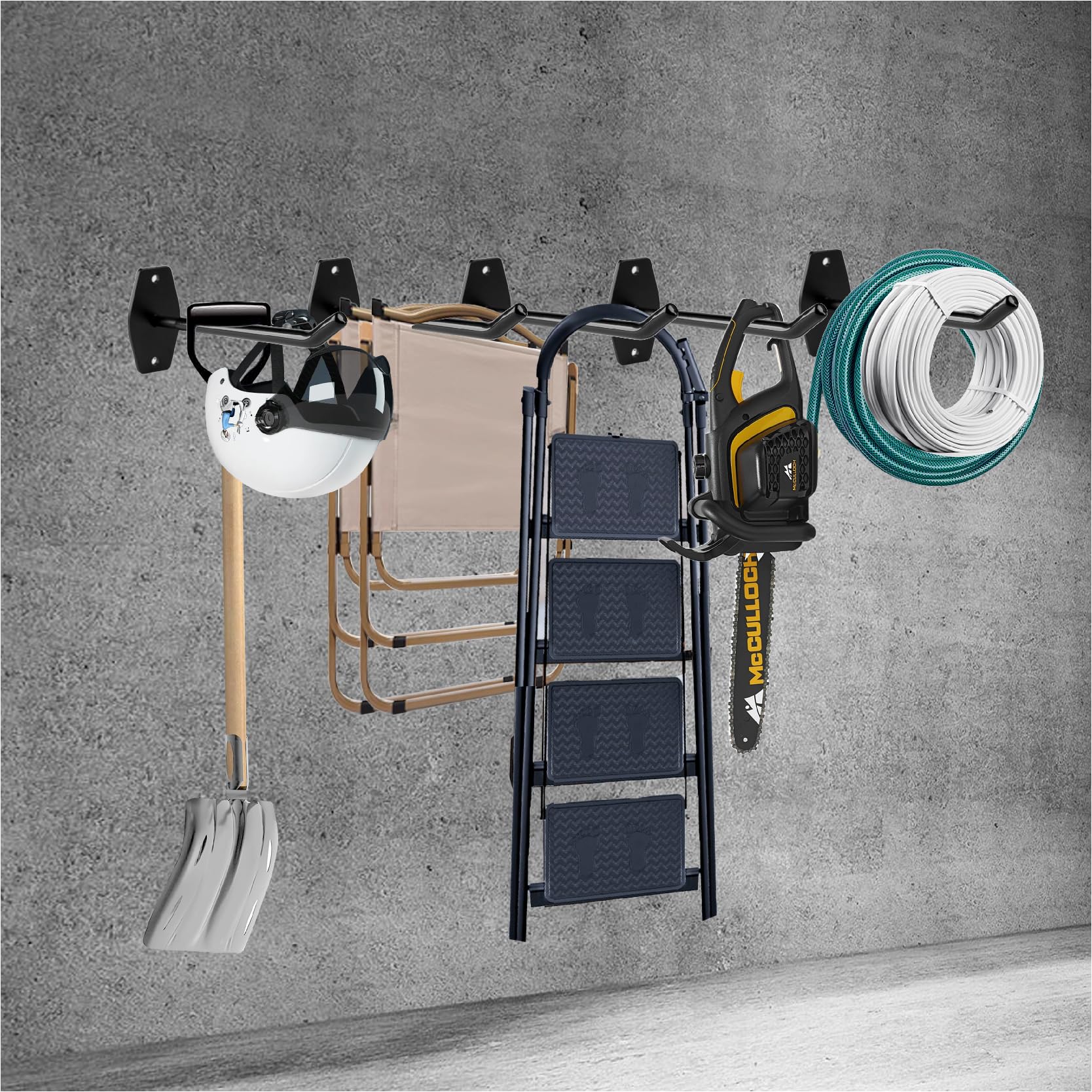 MHHO-WG 4PACK Tire Rack Wall Mount,10 Inch Large Garage Hooks Heavy Duty Storage, Ladder Hooks for Hanging,Tire Rack Wall Mount,Garage Organizer