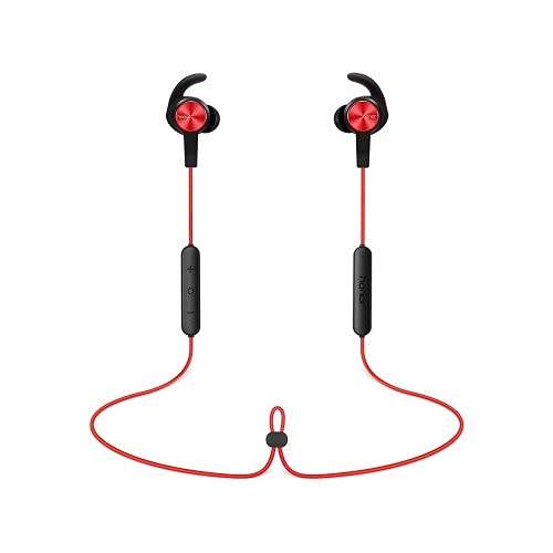 Honor xSports Wireless Bluetooth Headphones Sports Earbuds AM61R IPX5 Waterproof Wireless Music Mic Control Handsfree Noise Cancelling for Running, Gym- International Version (Red)