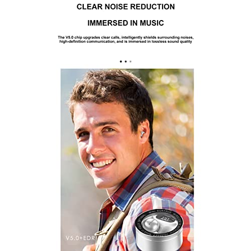 Loluka Invisible Earbuds Mini Hidden Wireless Tiny Earbuds for Small Ears Bluetooth 5.0 Smallest for Music Nude