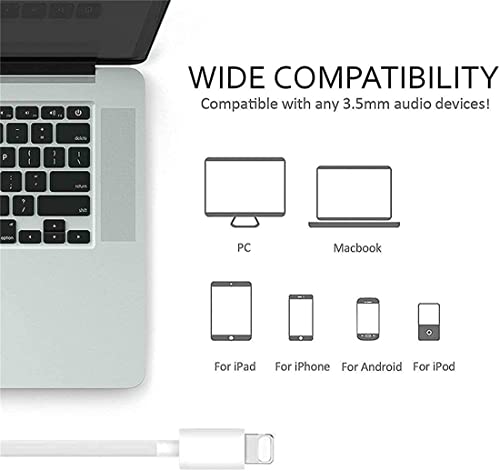 Headphones Earbuds Wired Headphones Noise Isolating Earphones Built-in Microphone and Volume Control and Noise Cancellation Compatible with iPhone13/12/11 Pro Max/XS/XR/X/7/10 Plus/iPad/iPod White