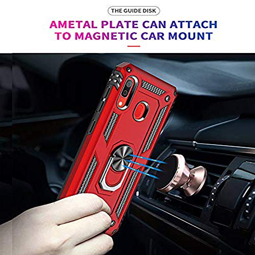 DuoLide for Huawei Y9 2019 / Enjoy 9 Plus Case (Not for Y9 Prime 2019) with Tempered Glass Screen Protector,Hybrid Heavy Duty Dual Layer Anti-Scratch Shockproof Defender Kickstand Case, Black