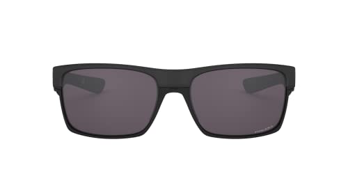 Oakley Men's OO9189 TwoFace Square Sunglasses, Steel/Prizm Grey, 60 mm