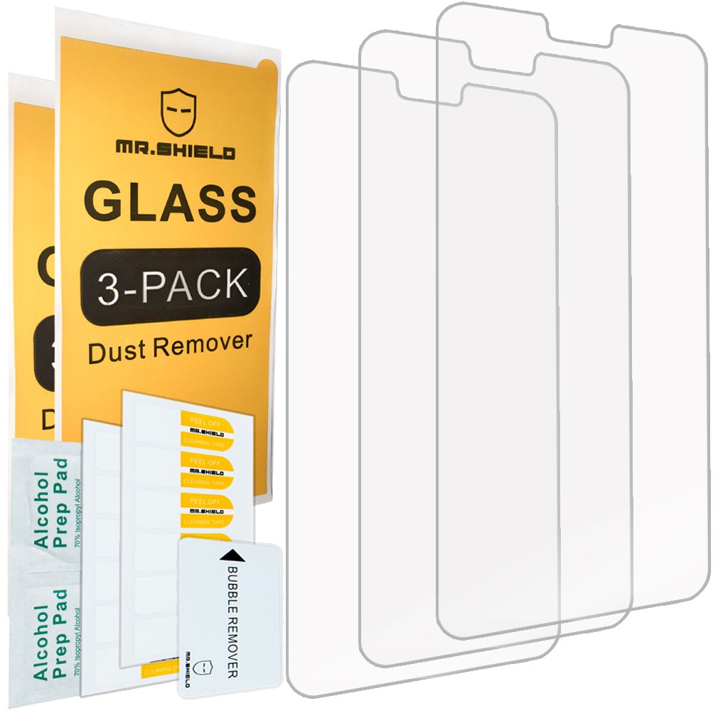 Mr.Shield [3-PACK] Designed For Huawei P20 Lite [Tempered Glass] Screen Protector with Lifetime Replacement