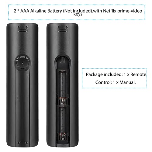 【Pack of 2】 Universal Remote Control for Samsung TV Remote, Replacement for All Samsung LCD LED HDTV 3D Smart TVs Models with Netflix, Video and Samsung TV Plus