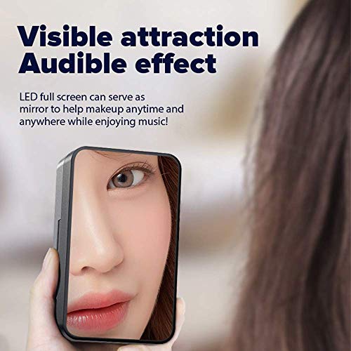 H3S Bluetooth 5.0 Wireless Earbuds IPX7 Waterproof TWS 9D HiFi Stereo Headphones in Ear Built in Mic Headset with 3500mAh Power Bank Mirror