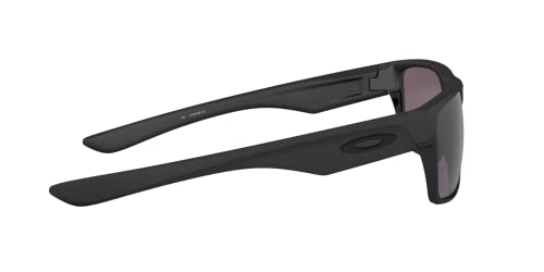 Oakley Men's OO9189 TwoFace Square Sunglasses, Steel/Prizm Grey, 60 mm