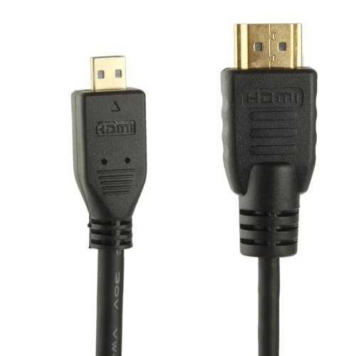 Master Cables Extra Long 10 Foot Micro HDMI HD Video Cable for Go Pro - Hero 3, Hero 4, Hero 5, Hero 5 Black, Hero 5 Session, All Hero 6 and All Hero 7, Hero Fusion and Hero 8