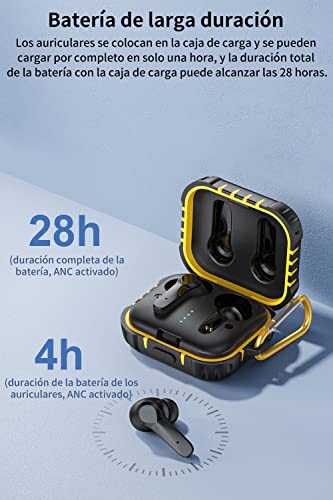 Kingstar Waterproof Earbuds Wireless Headphones for iPhone Android, in-Ear True Bluetooth Earbuds with Microphone Touch Control Auto Pairing True Shockproof Dockproof Blue Tooth Ear Buds for Sport