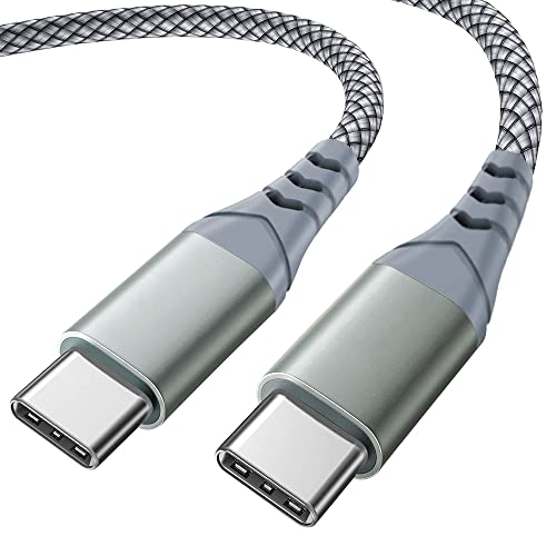 QCEs USB C to USB C Cable 5Ft, USB Type C Charger Cable 60W/3A Fast Charging PD Cord Compatible with Samsung Galaxy S21/S20/S20+/Note 10+ A80, Google Pixel 2/3/3A/4 XL, MacBook Air 2020