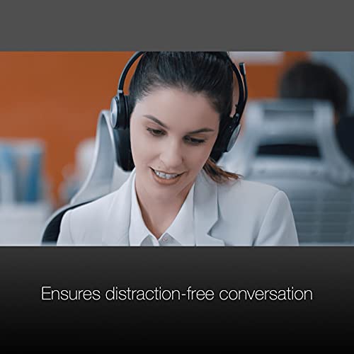 Global Teck Worldwide GTW Yealink WH66 Duo Stereo Teams Certified DECT Headset, Connects to Deskphone, PC/Mac, Softphones - Works with Teams, Zoom, RingCentral, 8x8, Vonage, with Microfiber Included