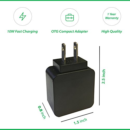 Compatible works for Sony A6000 AC Adapter/Wall Charger + USB Cable/Cord 3 Feet, Fast Charging and Data Transfer for Sony Alpha a6000 mirrorless Digital Camera (Travel Accessories Bundle Kit)
