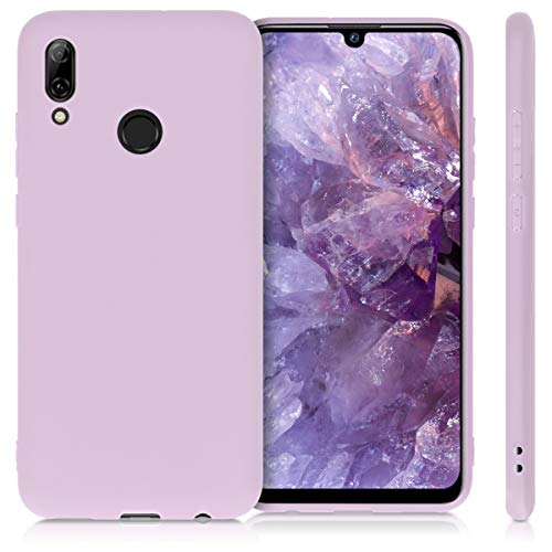 kwmobile Case Compatible with Huawei P Smart (2019) Case - Soft Slim Protective TPU Silicone Cover - Mauve