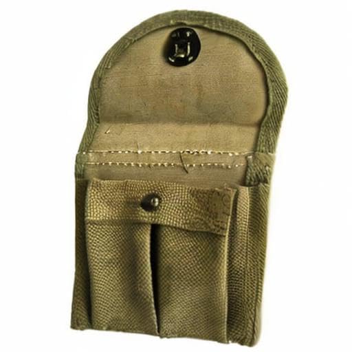 (Pack of 5) U.S WWII M1 Carbine Buttstock Ammo Ammunition Cartridge Magazine Pouch WW2