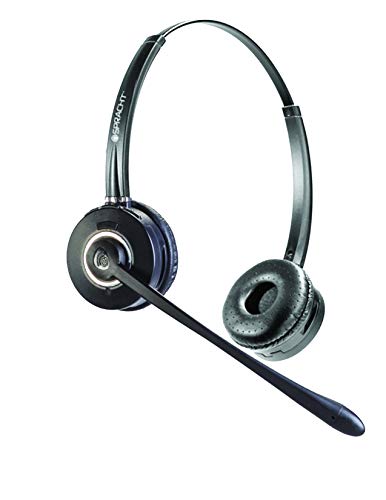 Spracht HS-2019 Zum Maestro DECT Stereo Dual Ear Wireless Headset for Desktop Phones