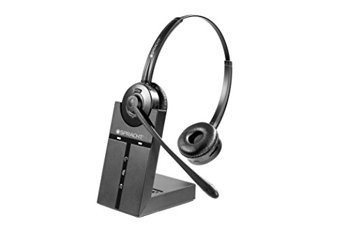 Spracht HS-2019 Zum Maestro DECT Stereo Dual Ear Wireless Headset for Desktop Phones