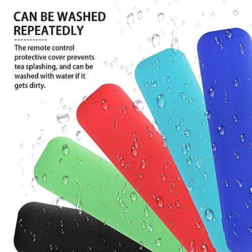 CHUNGHOP Protective Silicone Remote Case for Hisense EN2A27 ERF2K60H EN2H27B EN2H27HS EN2H27D ER-31607R ER-22655HS Cover Kids-Friendly Shockproof Anti-Lost Washable with Lanyard(Glow in Dark Blue)
