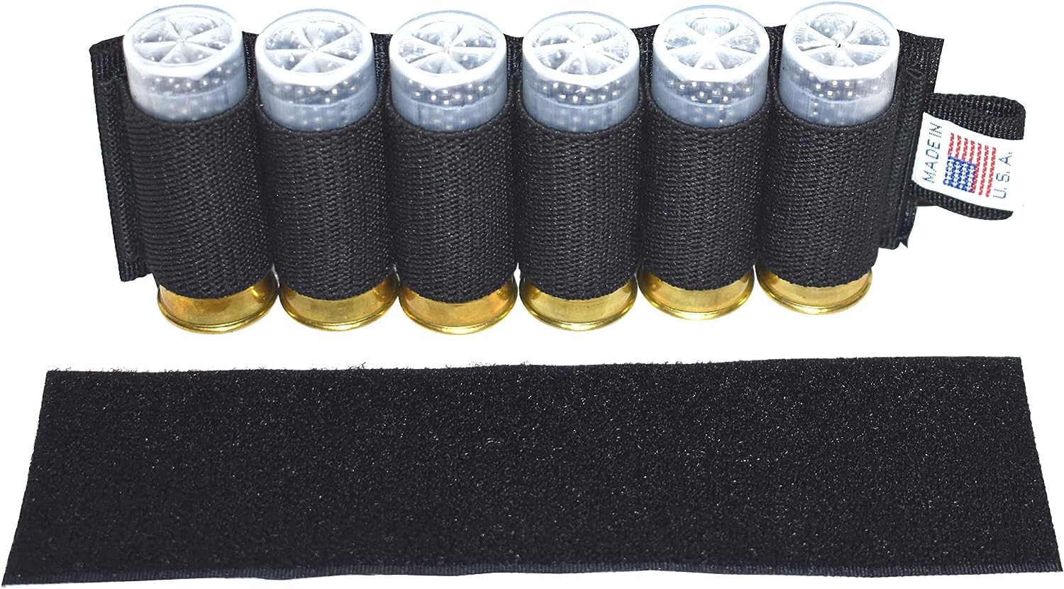 Trinity Shell Holder Compatible with Benelli M4 12 Gauge Pump Shells Carrier Hunting Accessory Holder Tactical Shell Pouch Ammo Shell Round slug Carrier Reload Adapter Target. Black