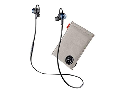 Plantronics Moisture-Resistant Earphones - Wireless - Bluetooth with Charging Case Cobalt Blue (204352-70)