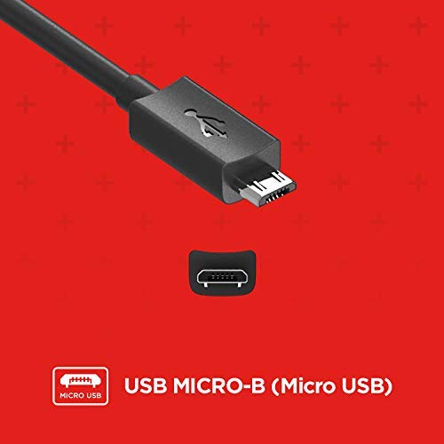 Motorola Essentials SKN6461A Micro-USB Data/Charging Cable- OEM for Droid Turbo, Moto E 2020, Moto E5 Plus, E6, G3, G4, G5 Plus, G5S, G5S Plus, G6 Play, G6 Forge [NOT G6 or G6 Plus]- (3.3 feet), Black