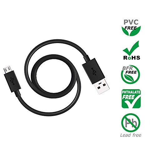 Motorola Essentials SKN6461A Micro-USB Data/Charging Cable- OEM for Droid Turbo, Moto E 2020, Moto E5 Plus, E6, G3, G4, G5 Plus, G5S, G5S Plus, G6 Play, G6 Forge [NOT G6 or G6 Plus]- (3.3 feet), Black