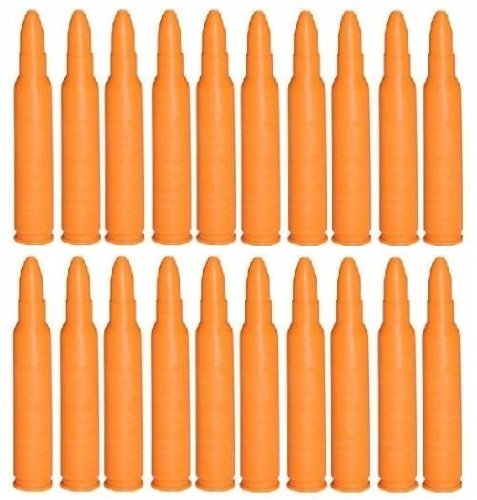 Tactical Deals Pack Of 20 Inert .223 REM Remington 5.56 NATO M16 AR-15 M4 Rifle Safety Trainer Cartridge Dummy Ammunition Ammo Shell Rounds