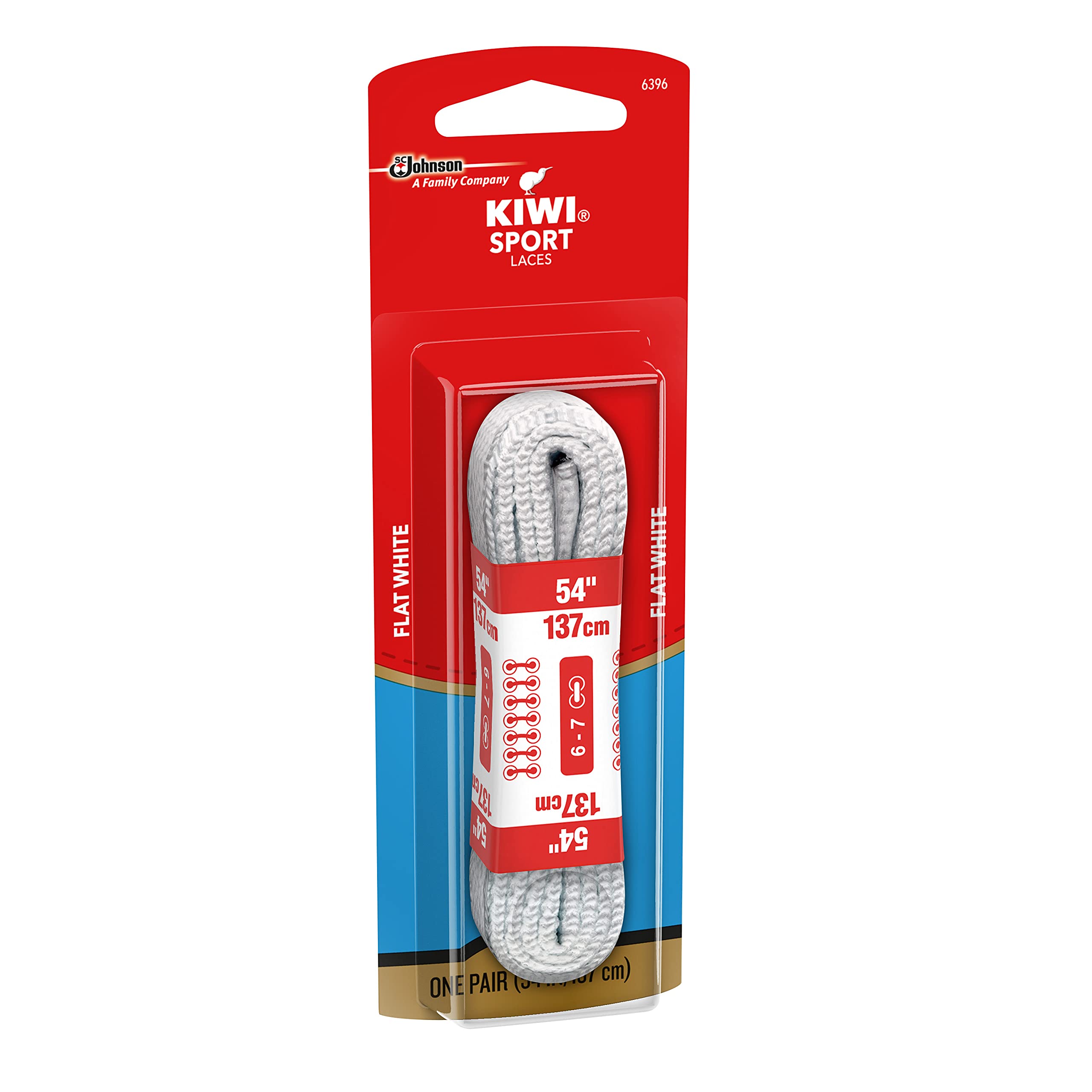 Kiwi 70432 54" White Sport Shoe Laces
