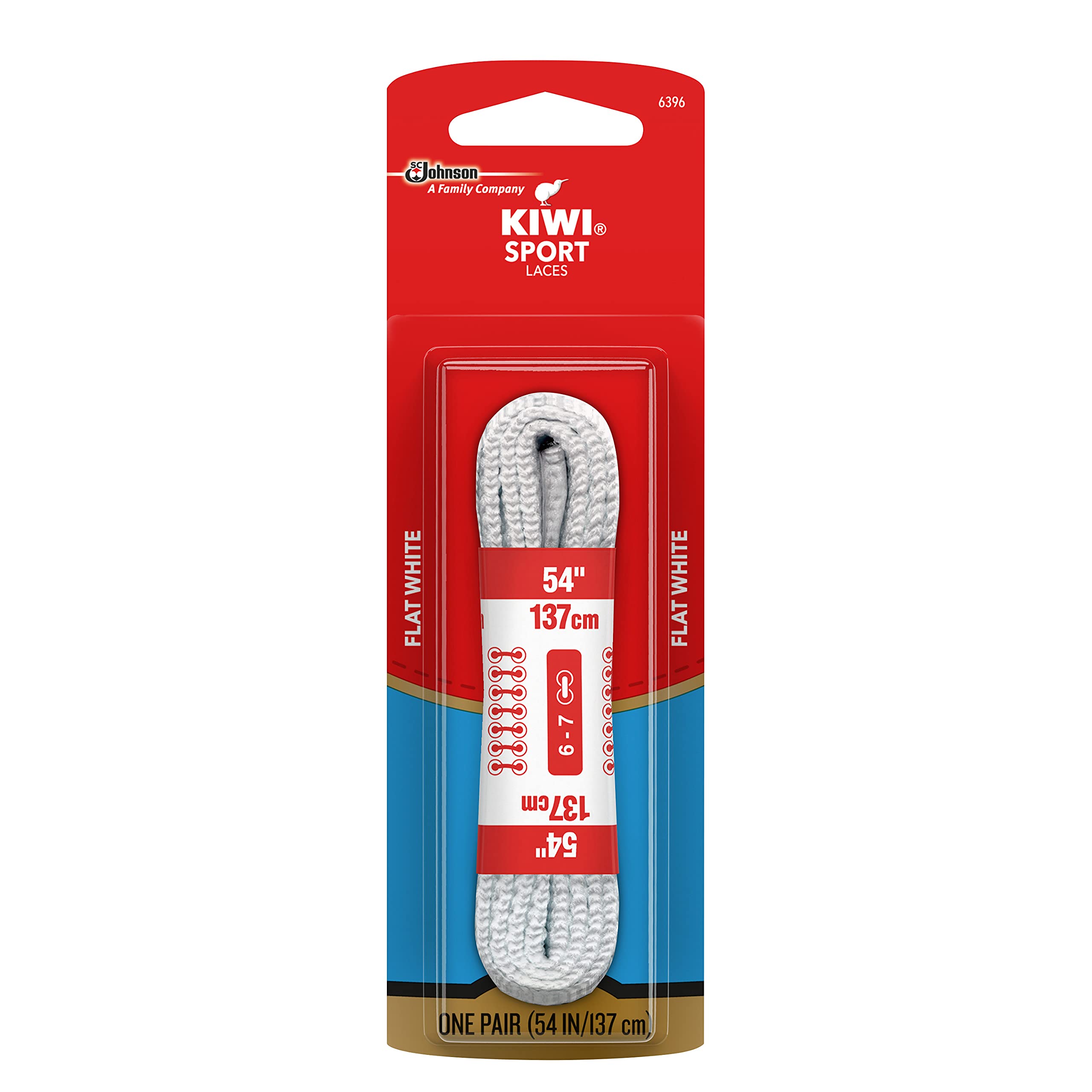 Kiwi 70432 54" White Sport Shoe Laces