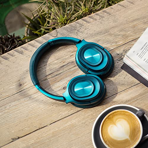 SE7 Max Active Noise Cancelling Headphones Bluetooth Headphones Wireless Headphones Over Ear Built-in Microphone Deep Bass, 30 Hours for Travel/Work/TV/Computer/Cellphone - Green