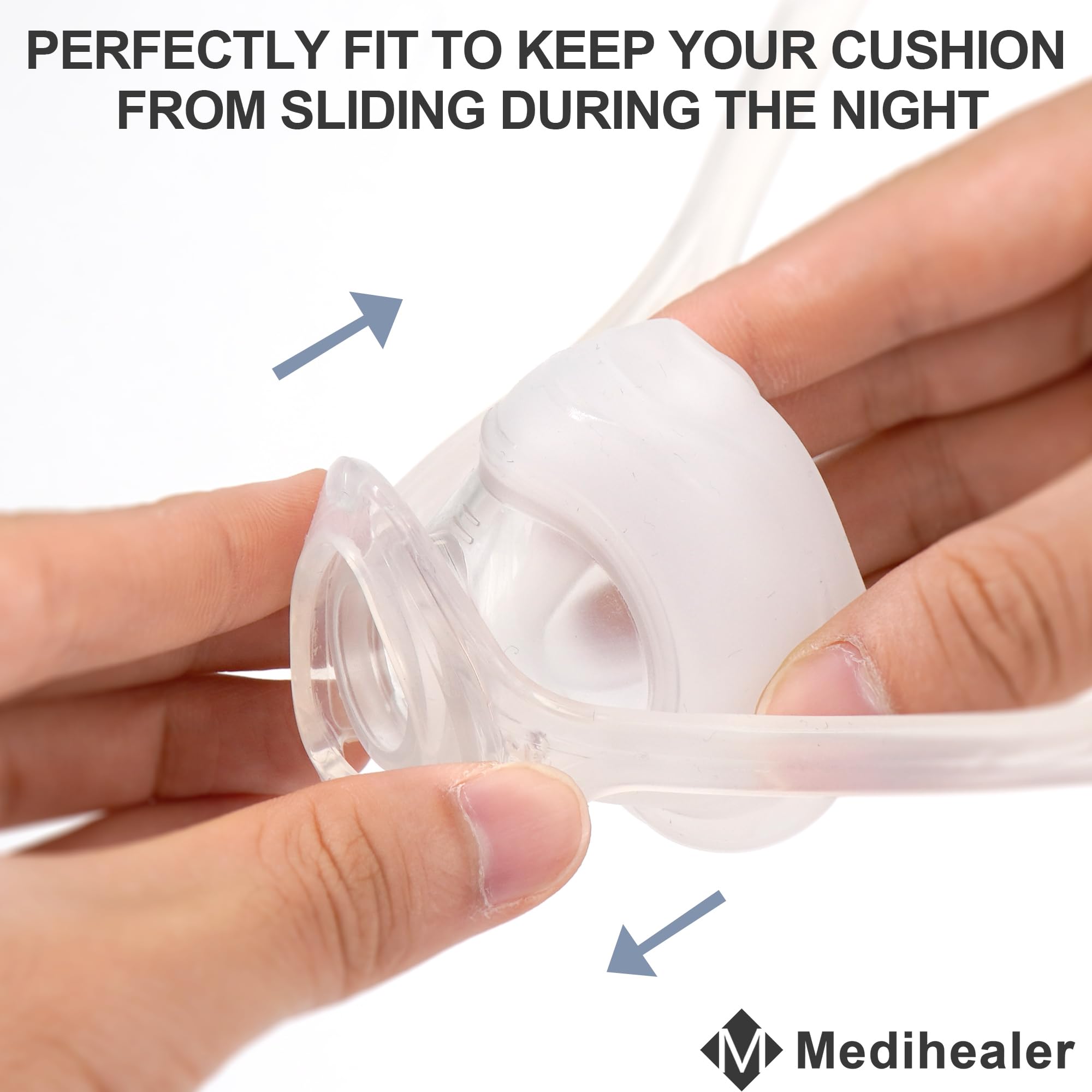 2 Packs Replacement Cushion for Wisp, Nasal Replacement Cushion for Wisp Fabric and Silicone Frame,Not Fit Dreamwisp,Great Value Supplies by Medihealer(S)