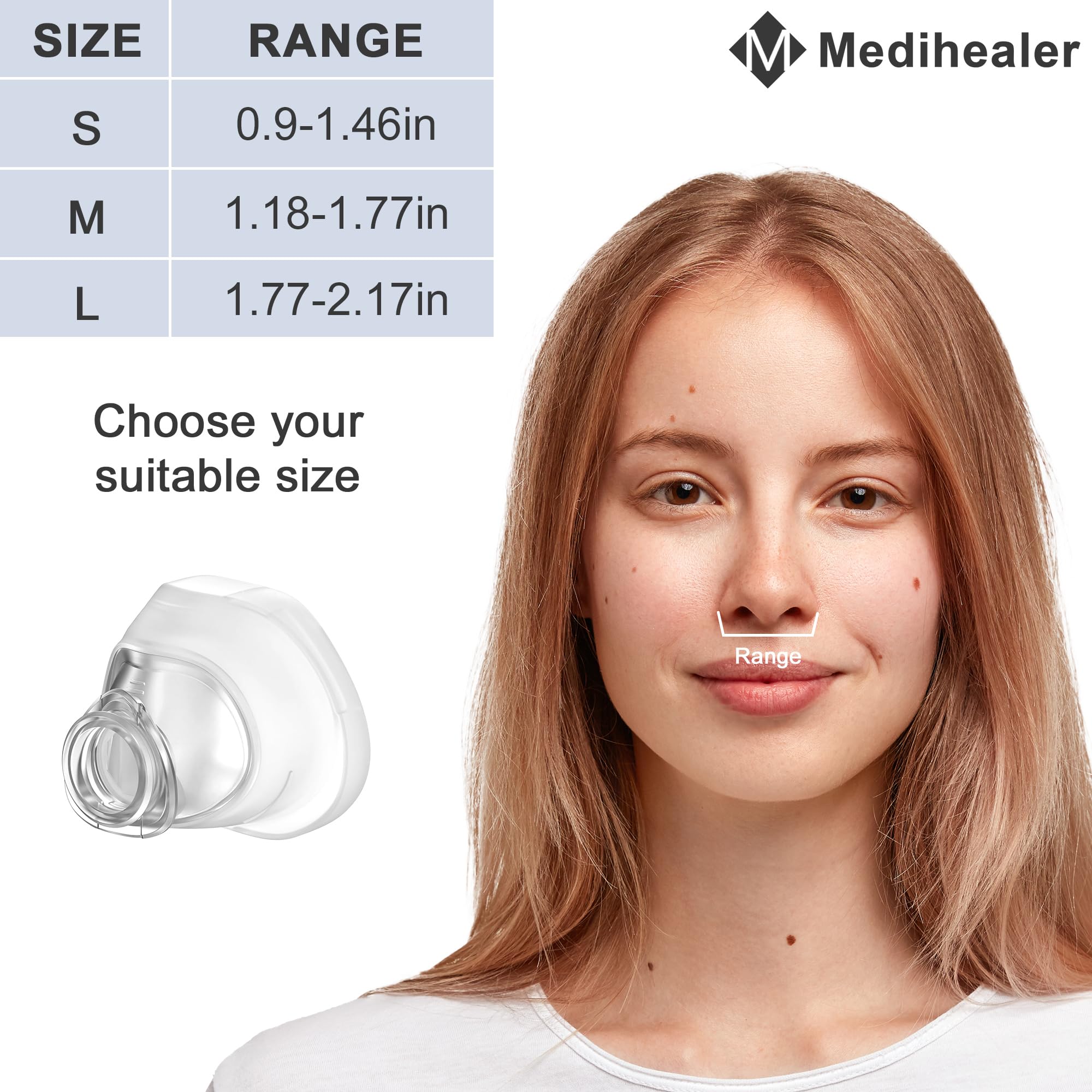 2 Packs Replacement Cushion for Wisp, Nasal Replacement Cushion for Wisp Fabric and Silicone Frame,Not Fit Dreamwisp,Great Value Supplies by Medihealer(S)