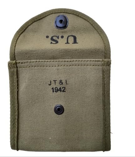 (Pack of 2) U.S WWII M1 Carbine Buttstock Ammo Ammunition Cartridge Magazine Pouch WW2