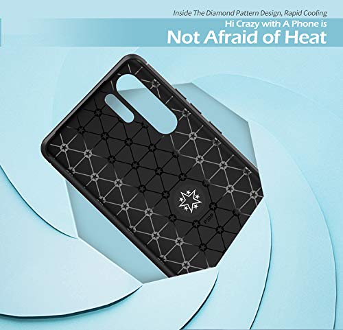 iCoverCase Compatible with Huawei P30 Pro Case with Ring Holder, Rotatable Matal Ring Kickstand [Work with Magnetic Car Mount] Shockproof Anti-Scratch Ultra-Slim Protective Case (All Black)